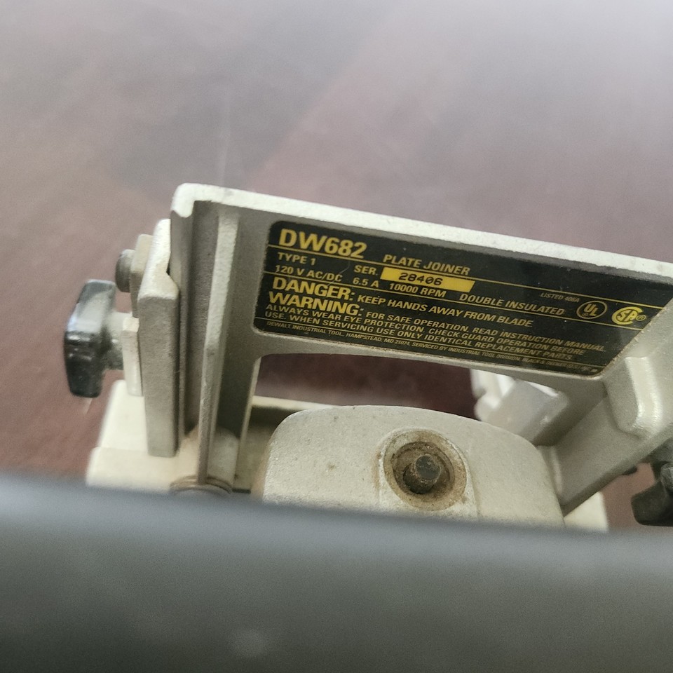 Dewalt DW682 Corded Biscuit Plate Joiner 6.5 amp 10,000 RPM-GC | eBay