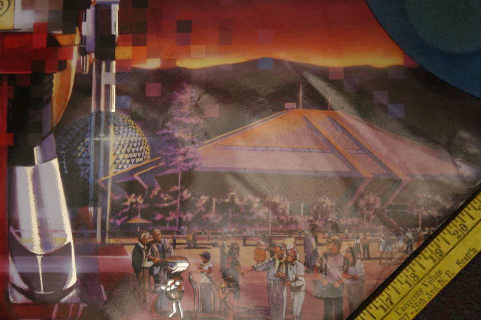 Vintage Rare Disney Epcot Horizons GERO General Electric Robot Poster ...