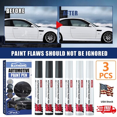 3PC Car Retouching Paint 2-in-1 Car Retouching Paint Scratch Pen ...