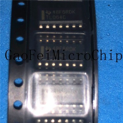 50PCS TL064CDR TL064C TLO64C TL064 SOP-14 Power Operational Amplifier ...