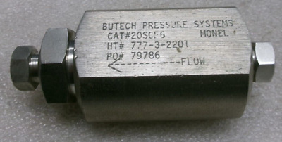 BUTECH PRESSURE SYSTEMS CAT# 20SCF6 #85D | eBay