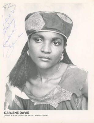 Carlene Davis- Signed Photograph (Reggae Singer) | eBay