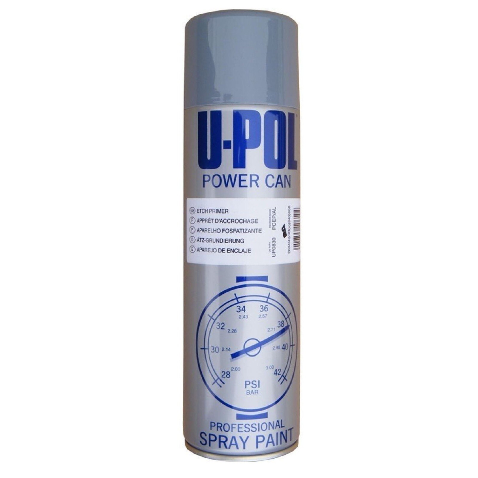 U-POL Power Can Etch Primer 500ml Aerosol Spray Cans UPOL Powercan ...