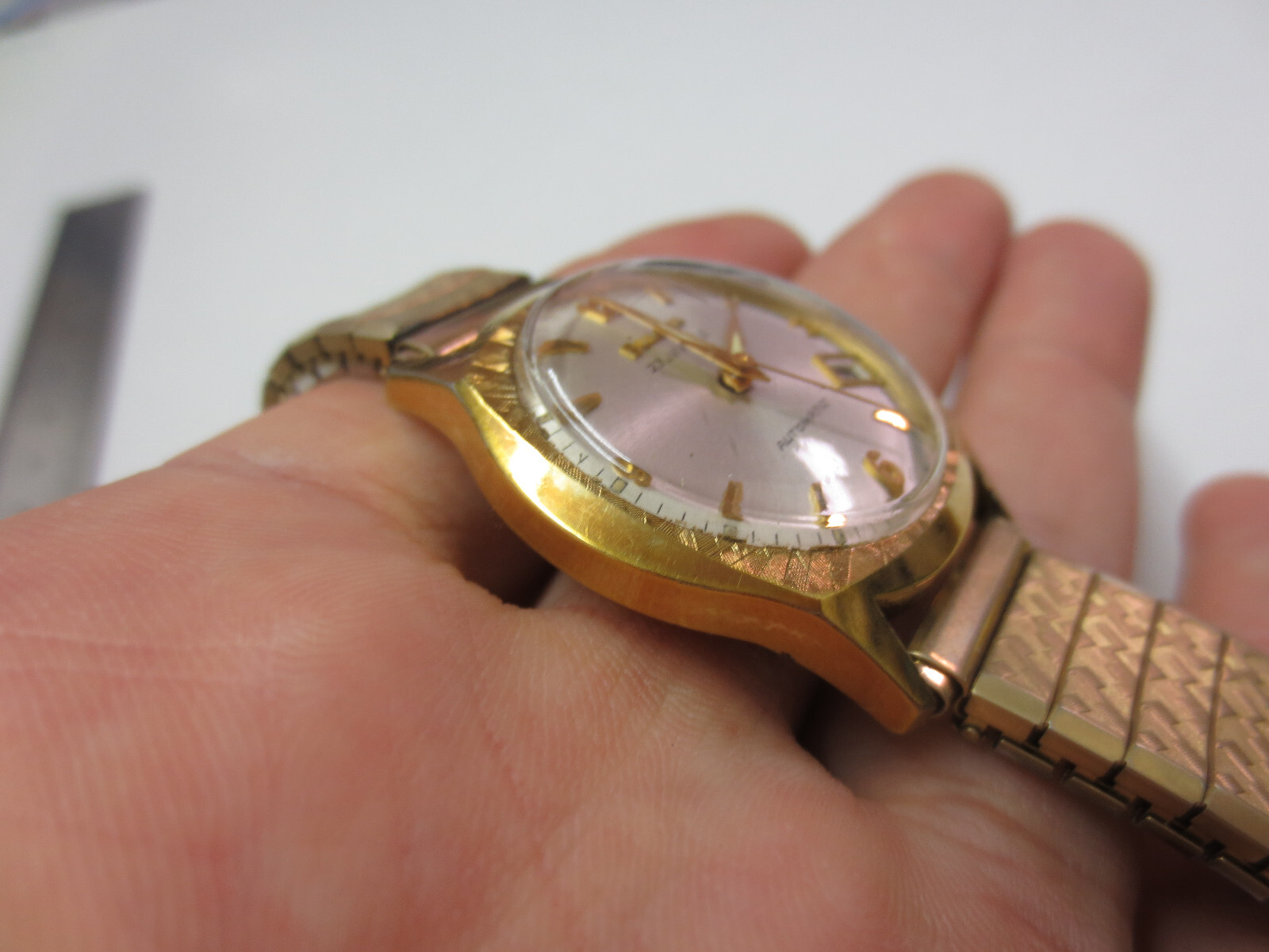 Vintage Bulova 23 Jewels N2 Automatic Men's Watch 10KT RGP w/ Speidel ...