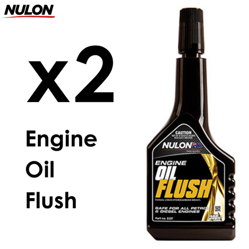 x2 Nulon Engine Oil Flush 300ml | Motor Additive Residue Cleaner ...