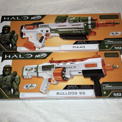 Halo Nerf Ma40 & Bulldog Sg | eBay