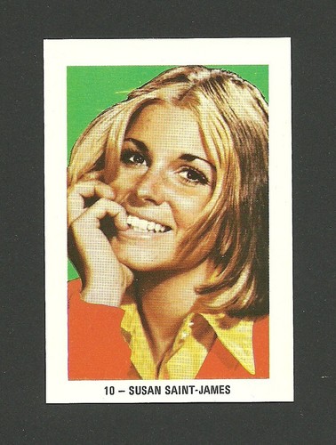 Susan Saint James The Name of the Game Vintage 1971 TV & Film Star Card ...