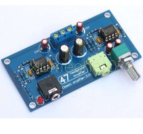 DC9-15V DIY Portable Headphone Amplifier Board Kit AMP Module Kit For ...