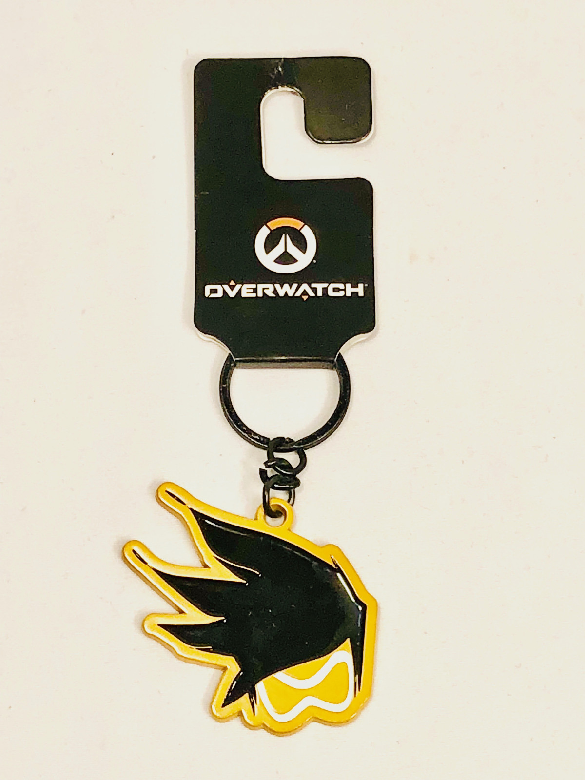Overwatch TRACER Character Head Logo Official KeyChain Key Ring Chain ...