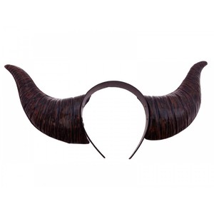 Demons & Devils Horns on a Headband Evil Adult Halloween Costume ...