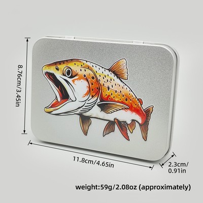 Sponge Filled Fly Box for Fly Fishing Storage Lightweight and Portable ...