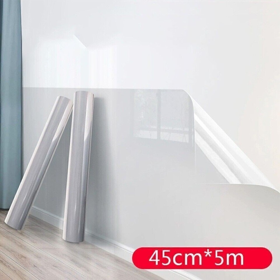 10m Roll Wall Protective Film Scratch Anti-dirty Clear Electrostatic ...