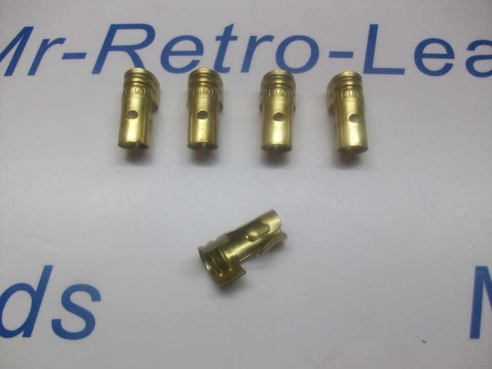 IGNITION LEAD DISTRIBUTOR BRASS TERMINALS X 5 HT STRAIGHT PUSH IN TYPE ...