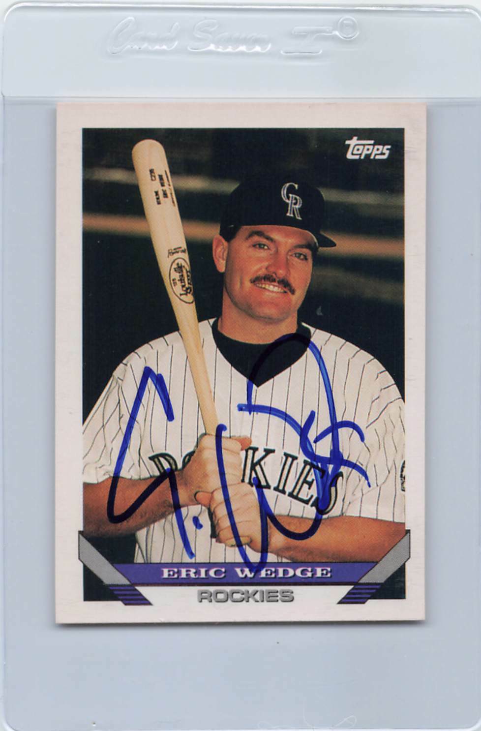 1993 Topps #486 Eric Wedge Rockies Signed Auto *G551 | eBay