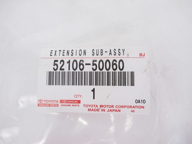 Lexus Toyota OEM 07-09 Ls460 Rear Bumper-extension Insert Right ...