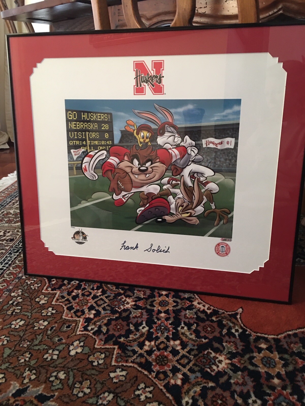 GO BIG RED! 2000 Limited Edition Lithograph signed by FRANK SOLICH | eBay