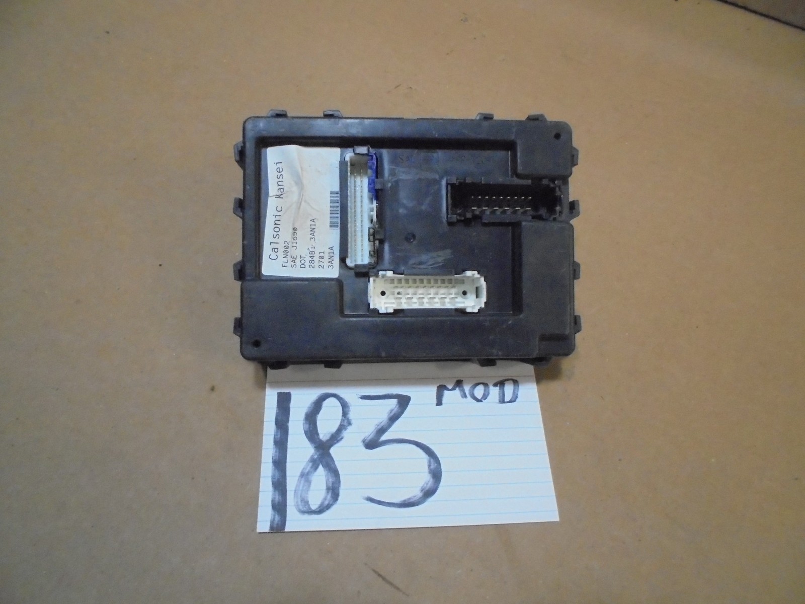 2012 Nissan Versa ( 284B1 3AN1A ) Body Control Module Computer #183-MOD ...