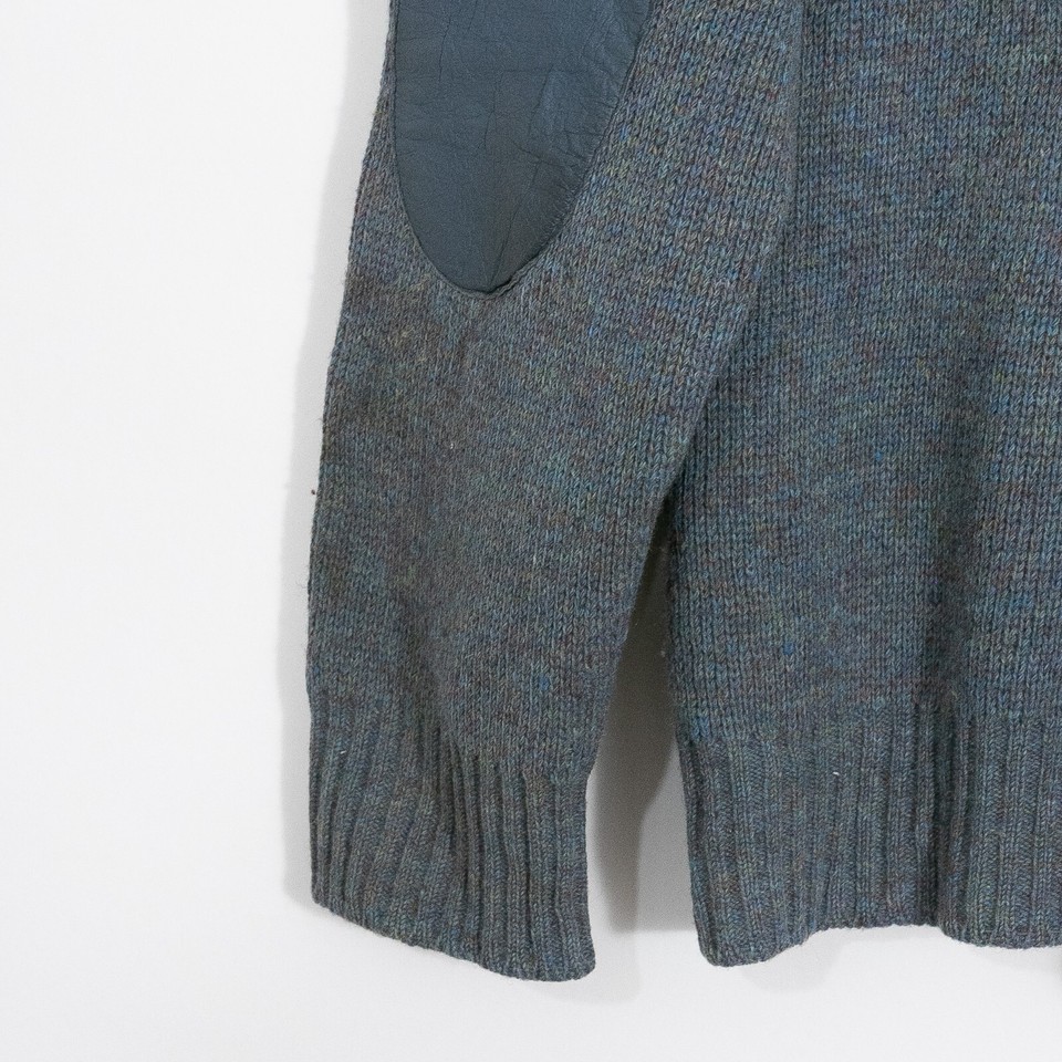 Vintage Norsewear Crewneck Wool Sweater Mens Medium - Distressed Elbow ...