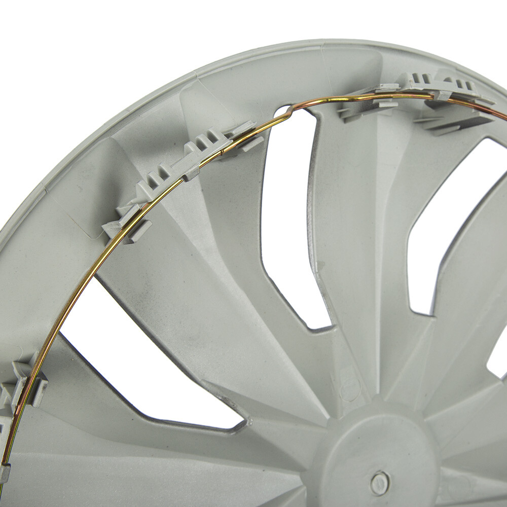 4Pcs 15inch Wheel Covers Full Rim Snap On Hub Cap Replacement Car ...