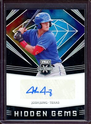 JOSH JUNG ~ 2020 Elite Extra Edition Hidden Gems Autograph AUTO #HG-JJ ...