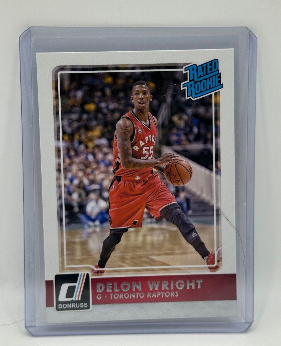 2015-16 Donruss Delon Wright Rated Rookie RC #245 Toronto Raptors | eBay