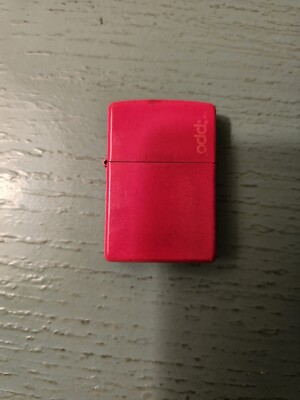 Vintage Matte Red Zippo Lighter W/ Yr 2000 Date Code-Works | eBay