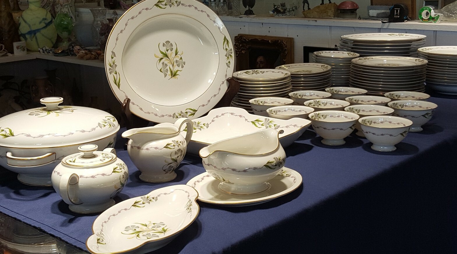 Rosenthal Selb Germany WINIFRED FANTASIA Pattern 90 Pc Dinner Service ...