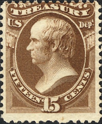 US #O79 MH 1873 Treasury Official Daniel Webster | eBay