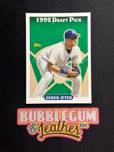 2006 Derek Jeter Topps Rookie of the Week #18 1992 Draft Picks Reprint ...