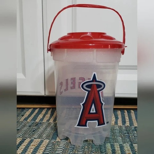MLB Anaheim Angels Baseball Souvenir Popcorn Bucket Holder Tub | eBay
