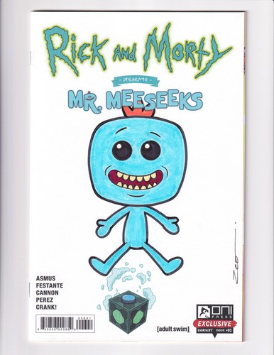 Mr. Meeseeks - Funko Pop Style Original Hand Drawn Blank Sketch Variant ...