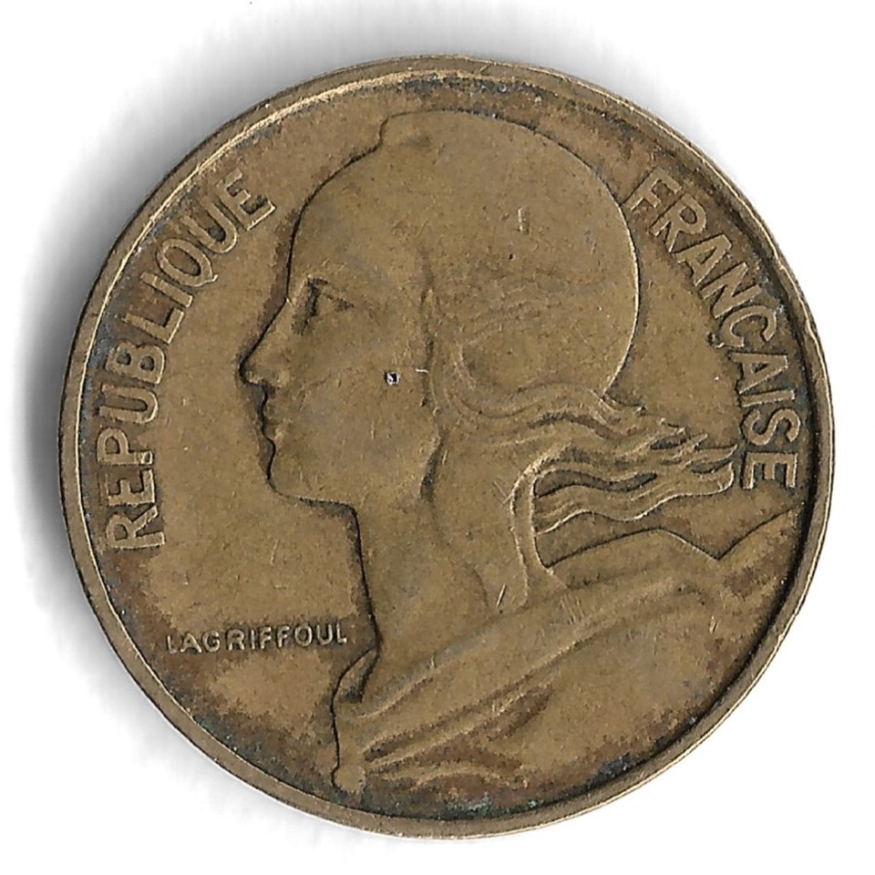 1969 France 10 Centimes World Coin - KM# 929 | eBay