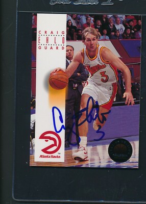 1993/94 Skybox #192 Craig Ehlo Hawks Signed Auto *4282 | eBay