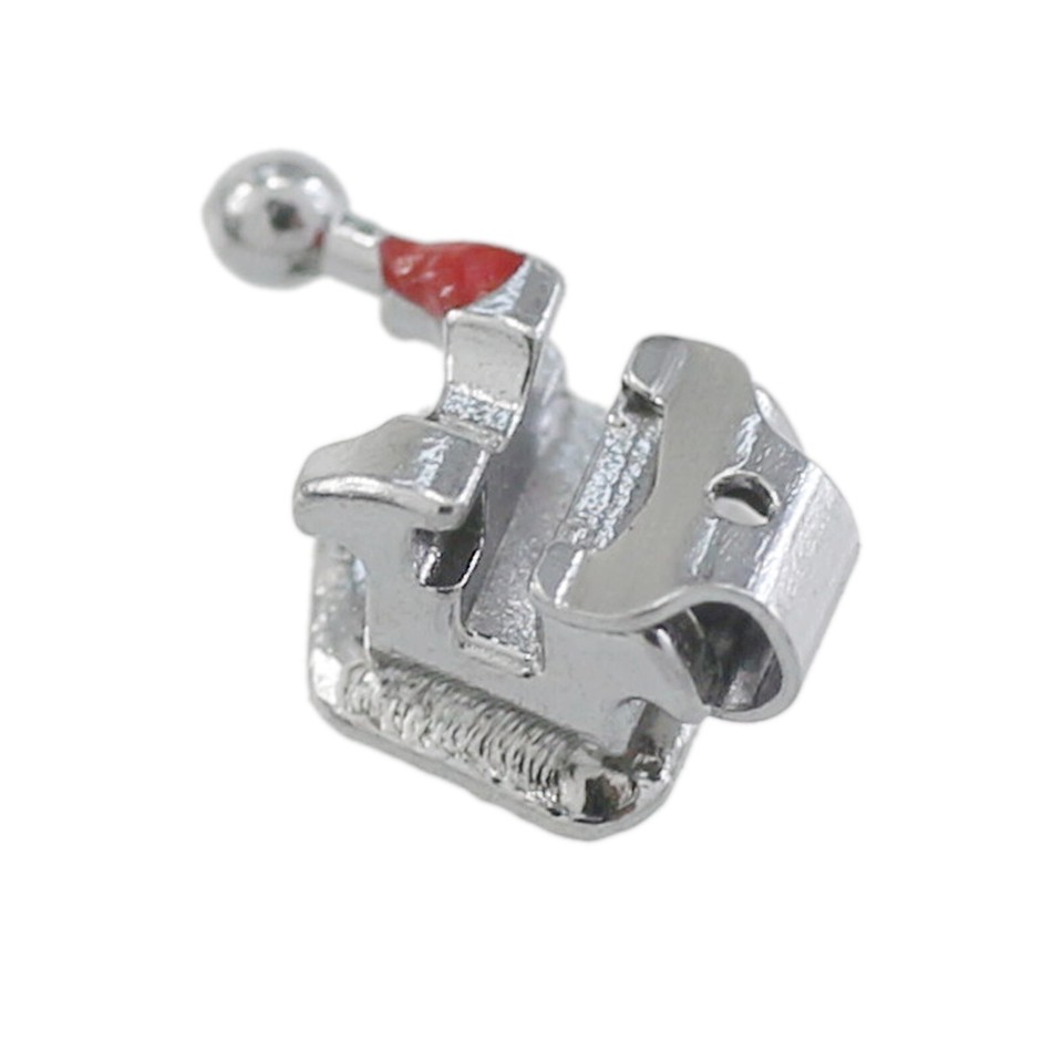 Dental Self Ligating Brackets Orthodontic Braces Metal Interactive Roth ...