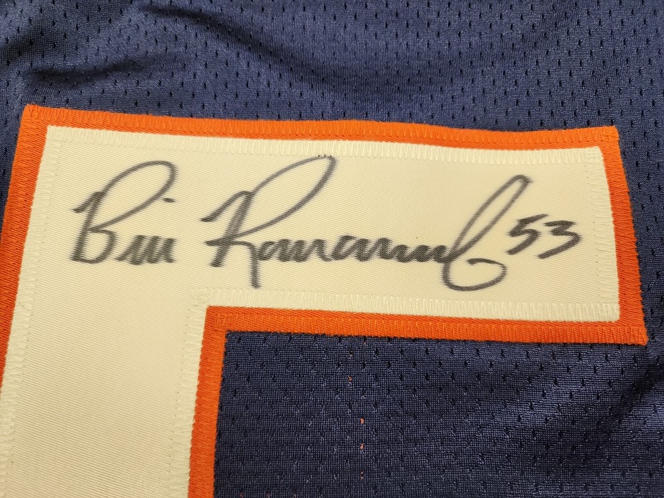 Bill Romanowski Autographed Pro Style Blue Jersey Stitched | eBay