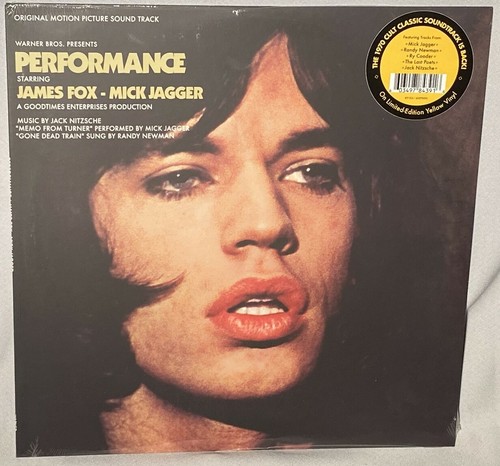 LP SOUNDTRACK Performance w/Mick Jagger (LTD YELLOW Vinyl, 2021) NEW ...