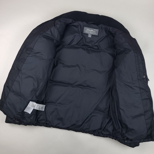 Eddie Bauer Jacket Mens Medium Black Classic Down 2.0 Puffer EB 650 | eBay