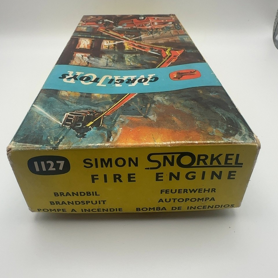 Corgi Toys Simon Snorkel Fire Engine Model Vintage Red Diecast ...