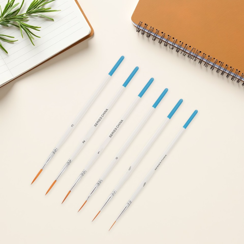 6 Pcs Comic Hook Pen Artist Paint Brush Craft Brushes for Painting ...
