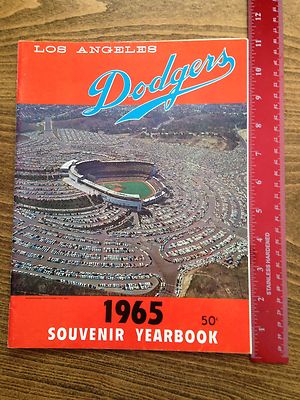 1965 Los Angeles Dodgers Yearbook World Series Champions | eBay