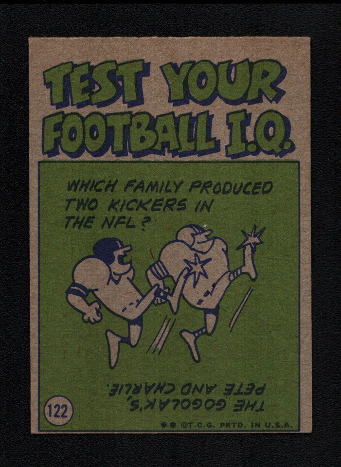 1972 Topps FB #122 Roger Staubach Pro Action Cowboys EX- Football ...