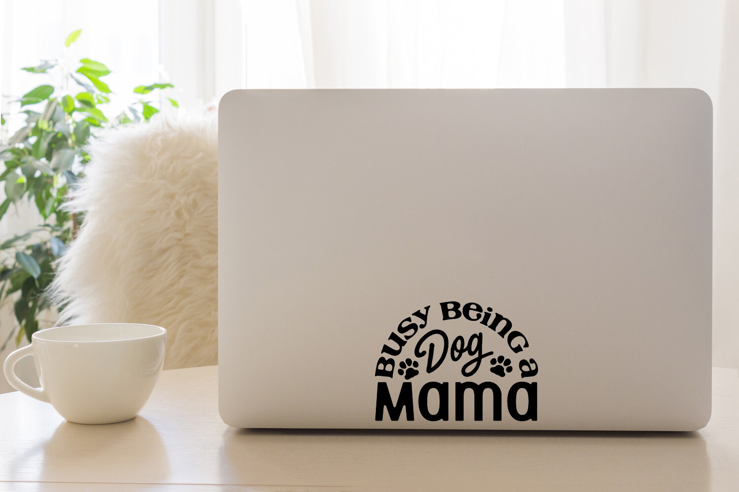 Busy Dog Mama Vinyl Decal Sticker for Car, Laptop, or Tumbler - Cute ...