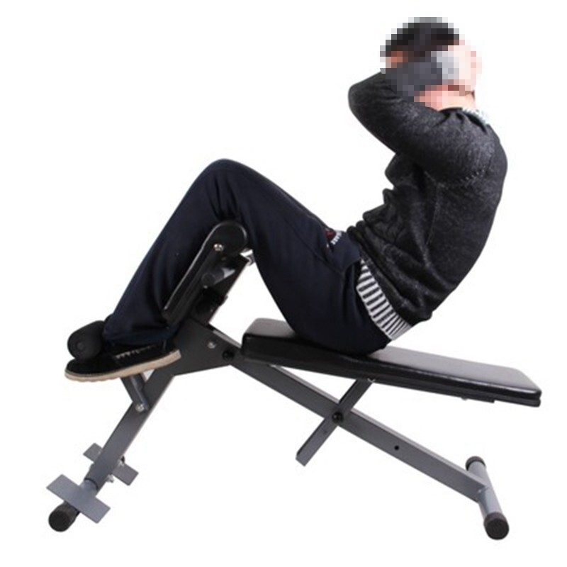 Multifunctional Roman Chair Foldable Reclining Board Fitness Dumbbell ...