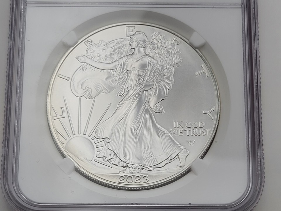 2023 US 1 Dollar Silver Eagle Coin - NGC MS70 - Invention Series ...