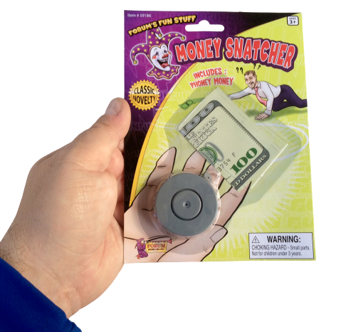 JUMBO DOLLAR BILL SNATCHER + Fake $100. Money Trick Gag Joke Prank Reel ...