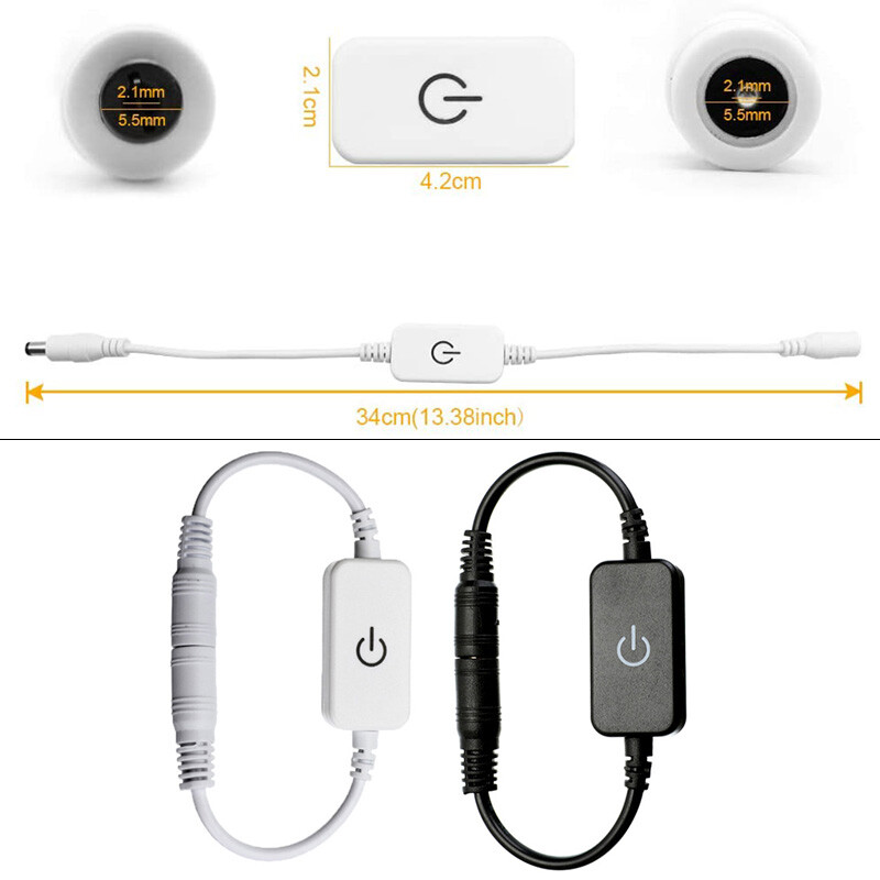 DC12V -24V 2A LED Strip Light Touch Switch Dimmer Adjust Brightness ...