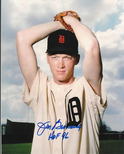 JIM BUNNING Autographed Signed 8 x 10 Photo Detroit Tigers Phillies COA ...