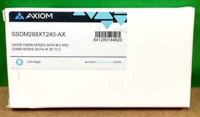 Axiom C565N 240GB M.2 SATA3 SSD Drive SSDM288XT240-AX ️️ ️️ New Open ...