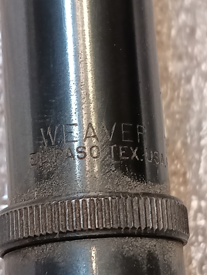 Weaver Marksman 4X Rifle Scope With Box & Paperwork | eBay