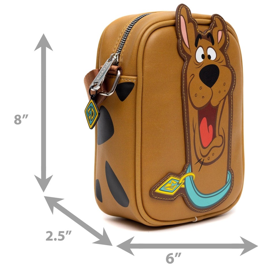Scooby Doo Vegan Leather Zip Purse Crossbody Tote Bag Wallet | eBay
